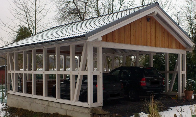 Fachwerk Carports & Holzgaragen als individueller Bausatz